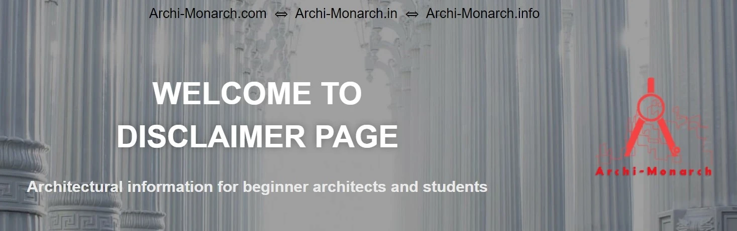 DISCLAIMER ⋆ Archi-Monarch