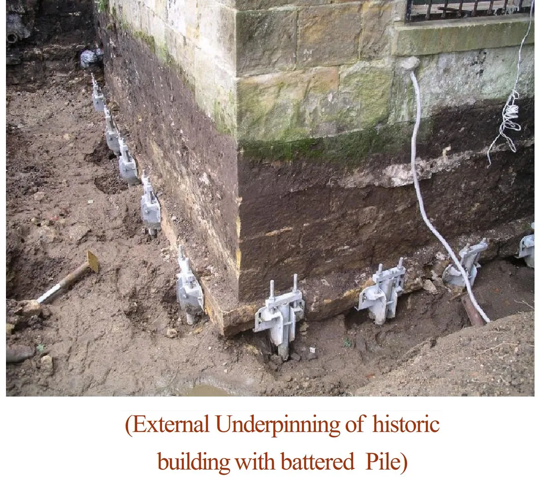 Underpinning Foundation Walls Helical Pier Underpinning & Foundation